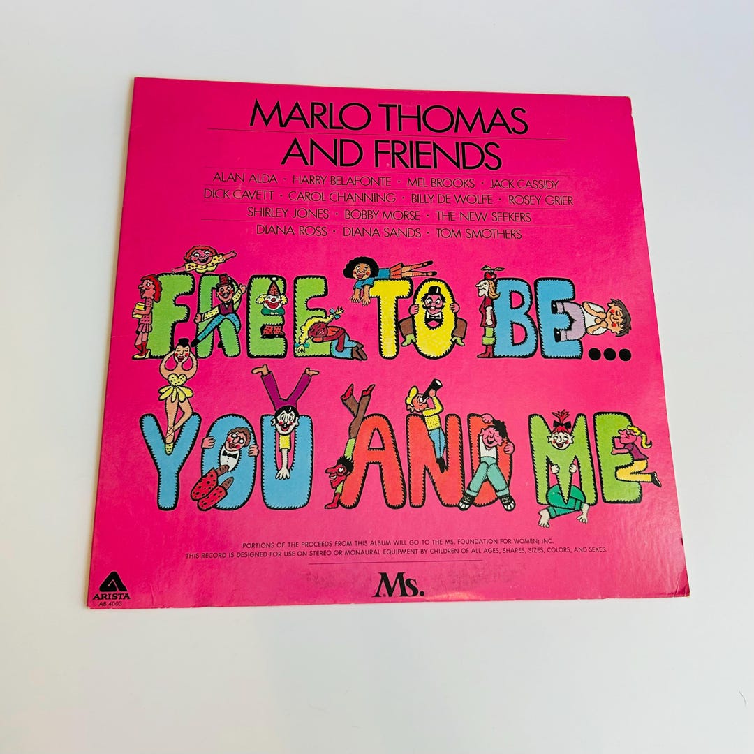 Vintage Record Album, Marlo Thomas and Friends. Free to Be You and Me ...