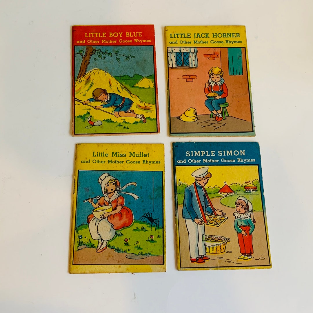 Vintage Children's Mini Book Collection, Paperback, Rare - Etsy