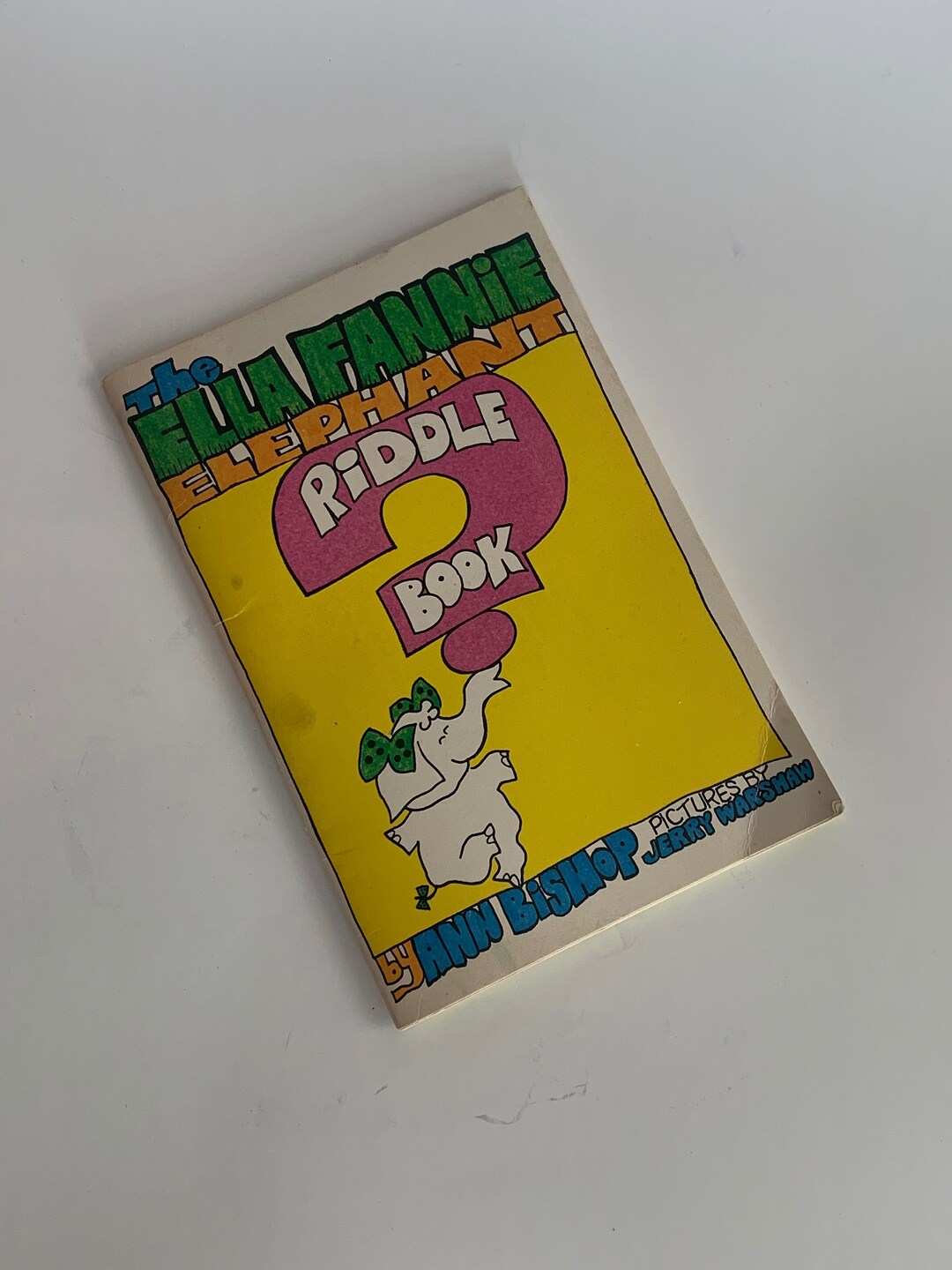Vintage Children's Book, the Ella Fannie Elephant Riddle Book - Etsy