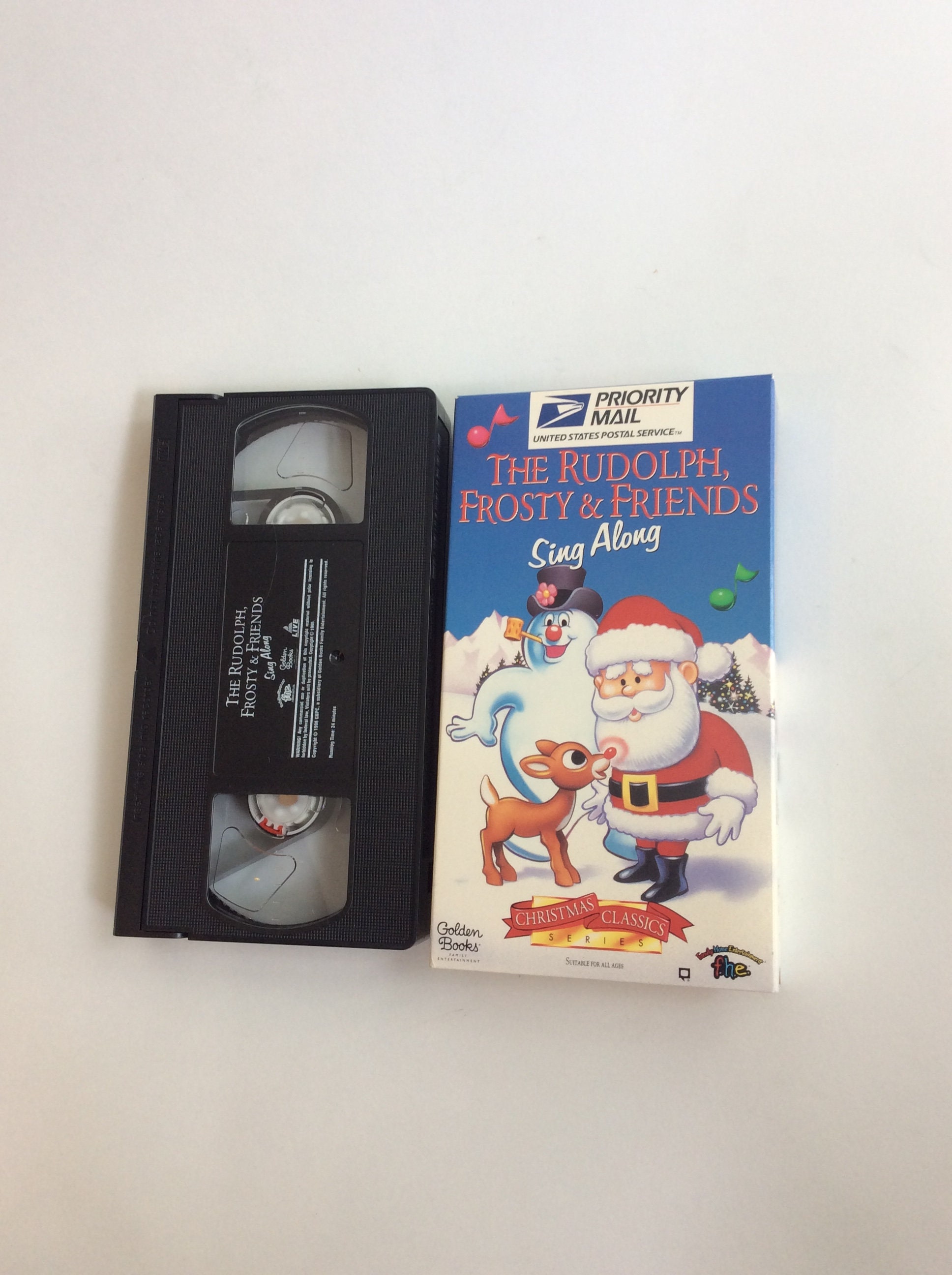 Vintage VHS From Priority Mail the Rudolph Frosty & Friends | Etsy