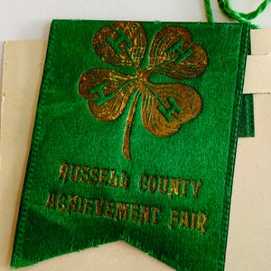 Vintage 4H Ribbons, Russell County Achievement Fair - Etsy