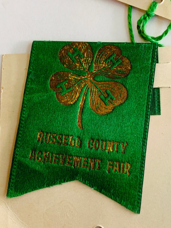Vintage 4H Ribbons Russell County Achievement Fair | Etsy