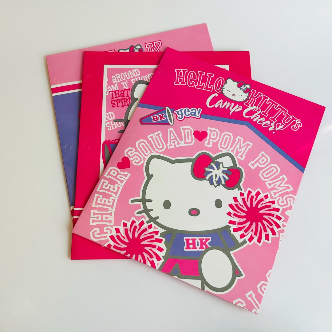 Vintage Hello Kitty, Sanrio, Cheerleading, Folders - Etsy