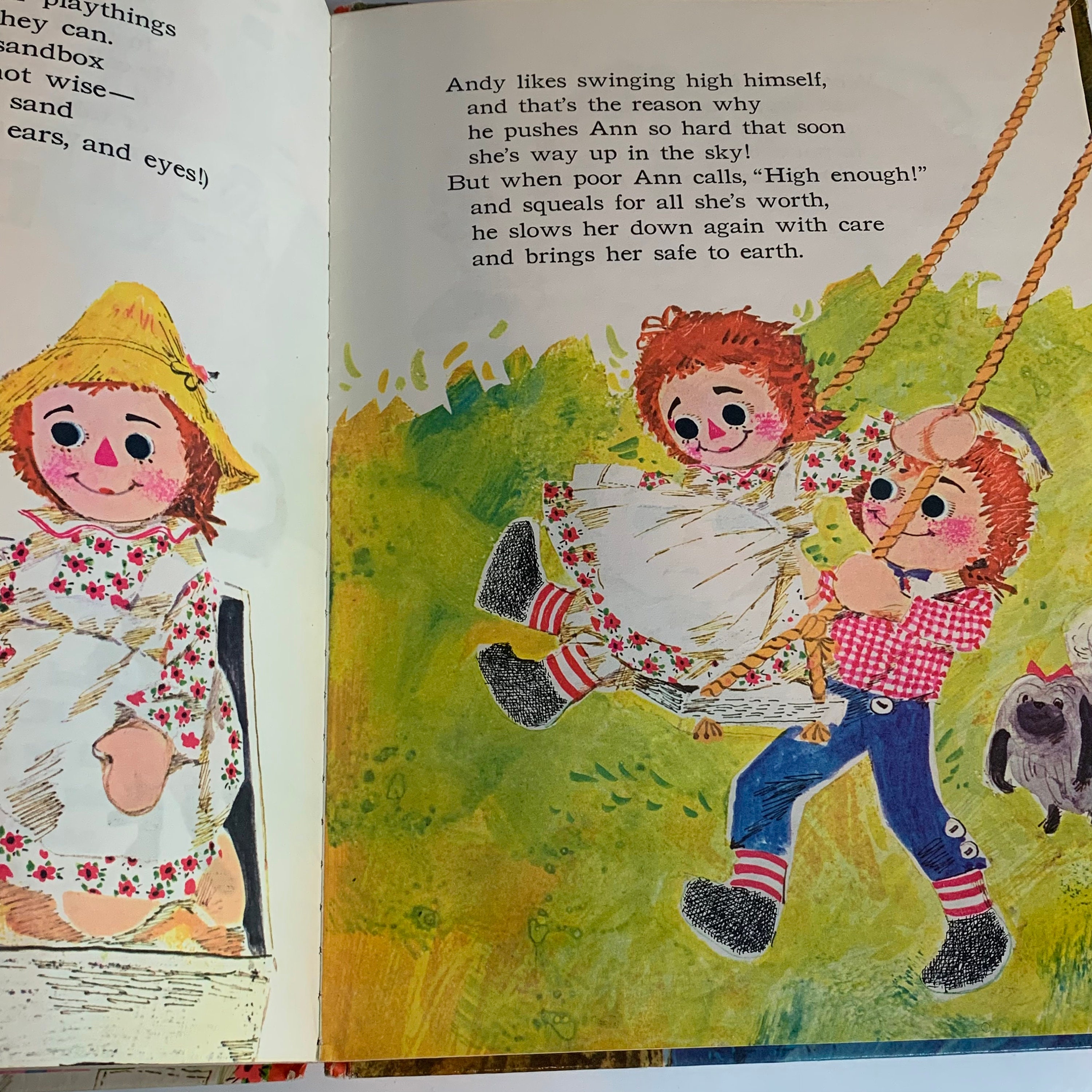 Vintage Children's Book, Raggedy Ann, A Thank You, Please, and I Love ...