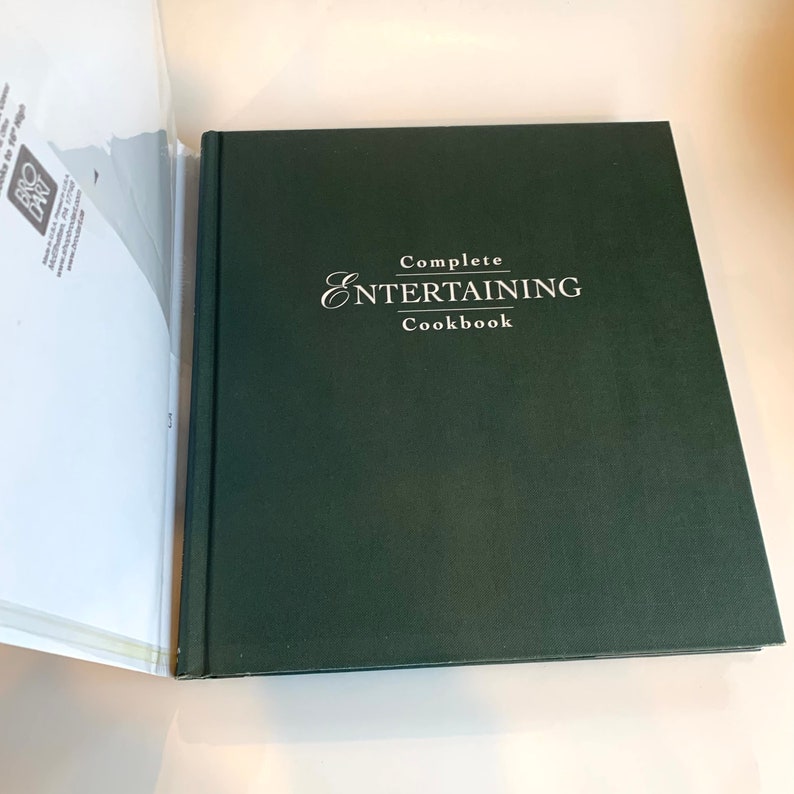 Vintage Book Williams Sonoma Complete Entertaining Cookbook - Etsy