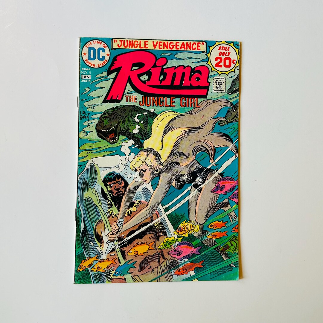 Vintage Comic Book, Rima the Jungle Girl No. 5 January - Etsy