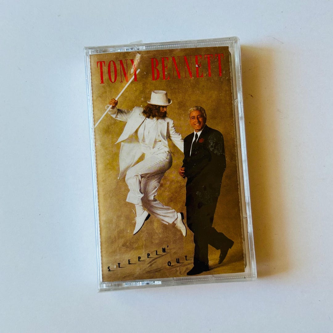 Vintage Tony Bennet Cassette Tape, Steppin' Out, New, Sealed in Package ...