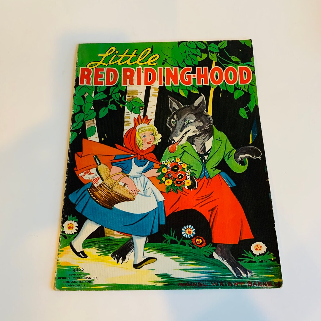 Vintage Children's Book, Little Red Riding-hood - Etsy