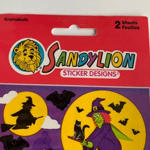 Vintage Sandylion Sticker Designs Halloween Stickers, New in Package - Etsy