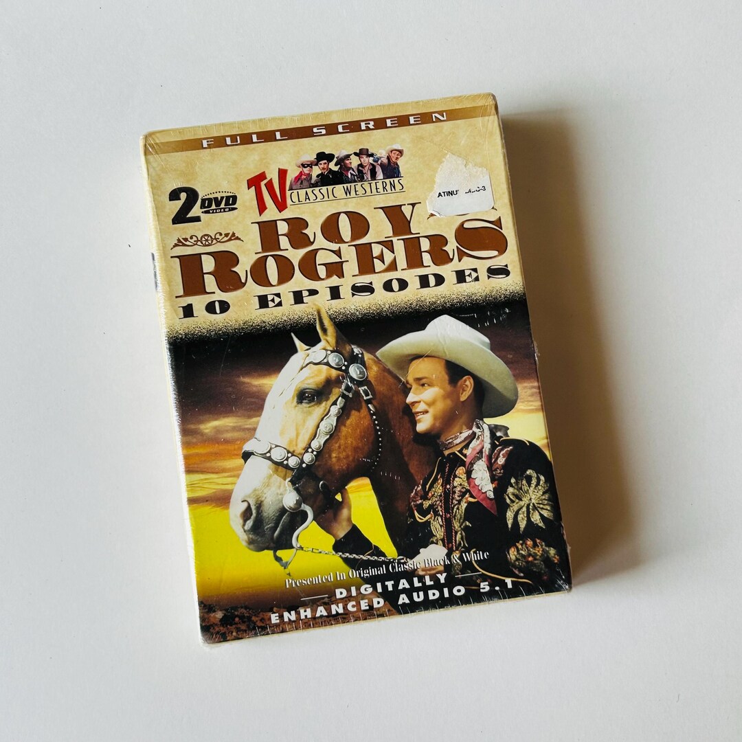 Vintage DVD Set, Roy Rogers 10 Episodes, TV Classic Westerns - Etsy