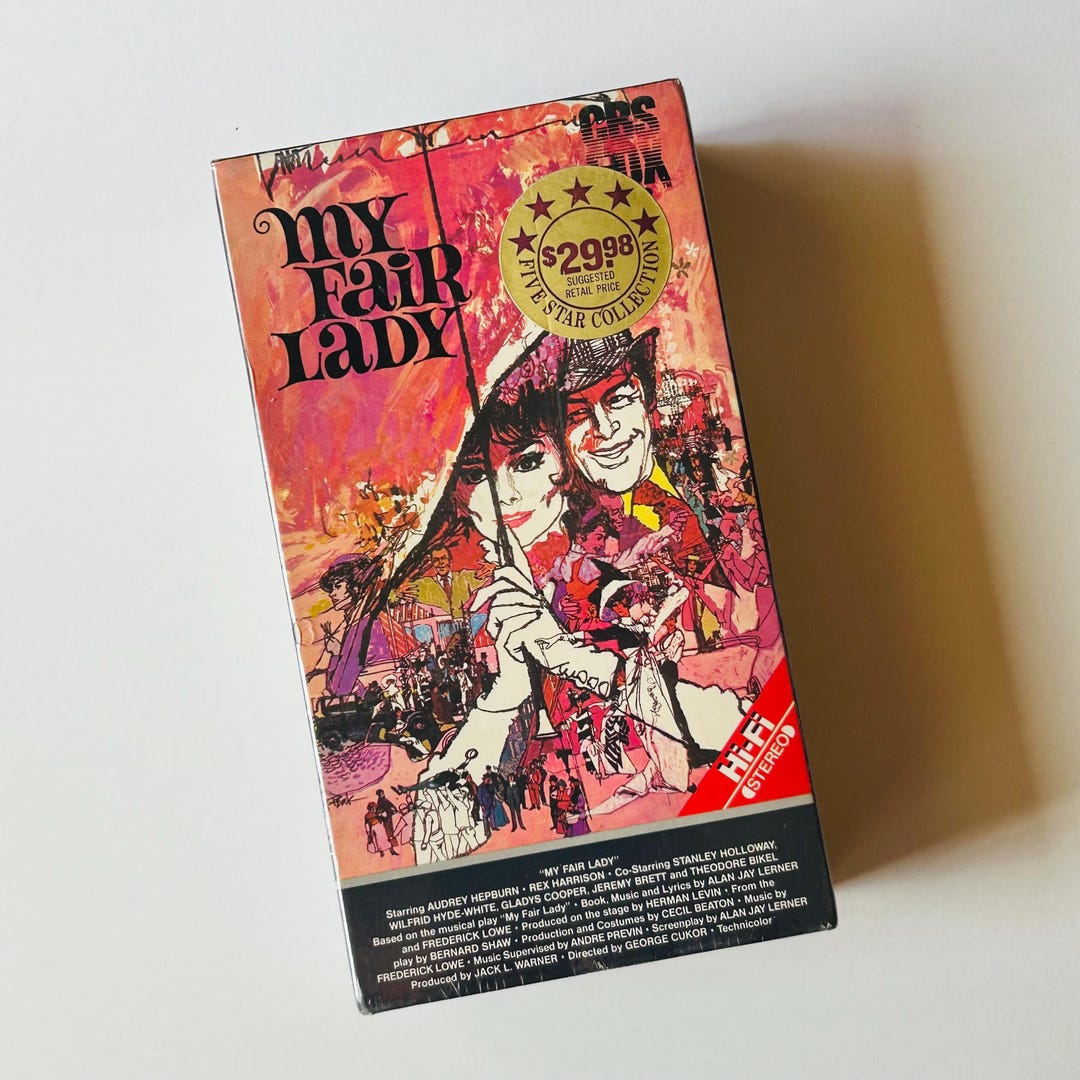 Vintage VHS Boxed Set, My Fair Lady, New in Package - Etsy