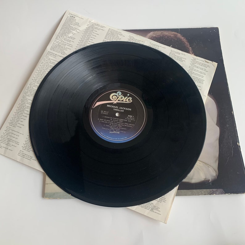 Vintage Michael Jackson Thriller Record - Etsy