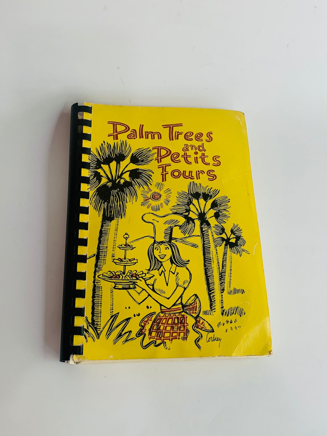 Vintage Book, Palm Trees and Petits Fours - Etsy