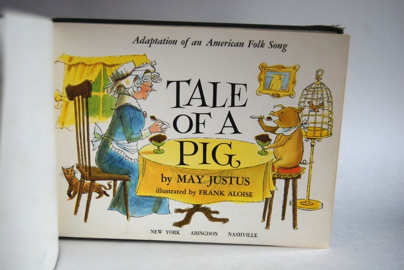 Vintage Children's Book, Tale of a Pig - Etsy