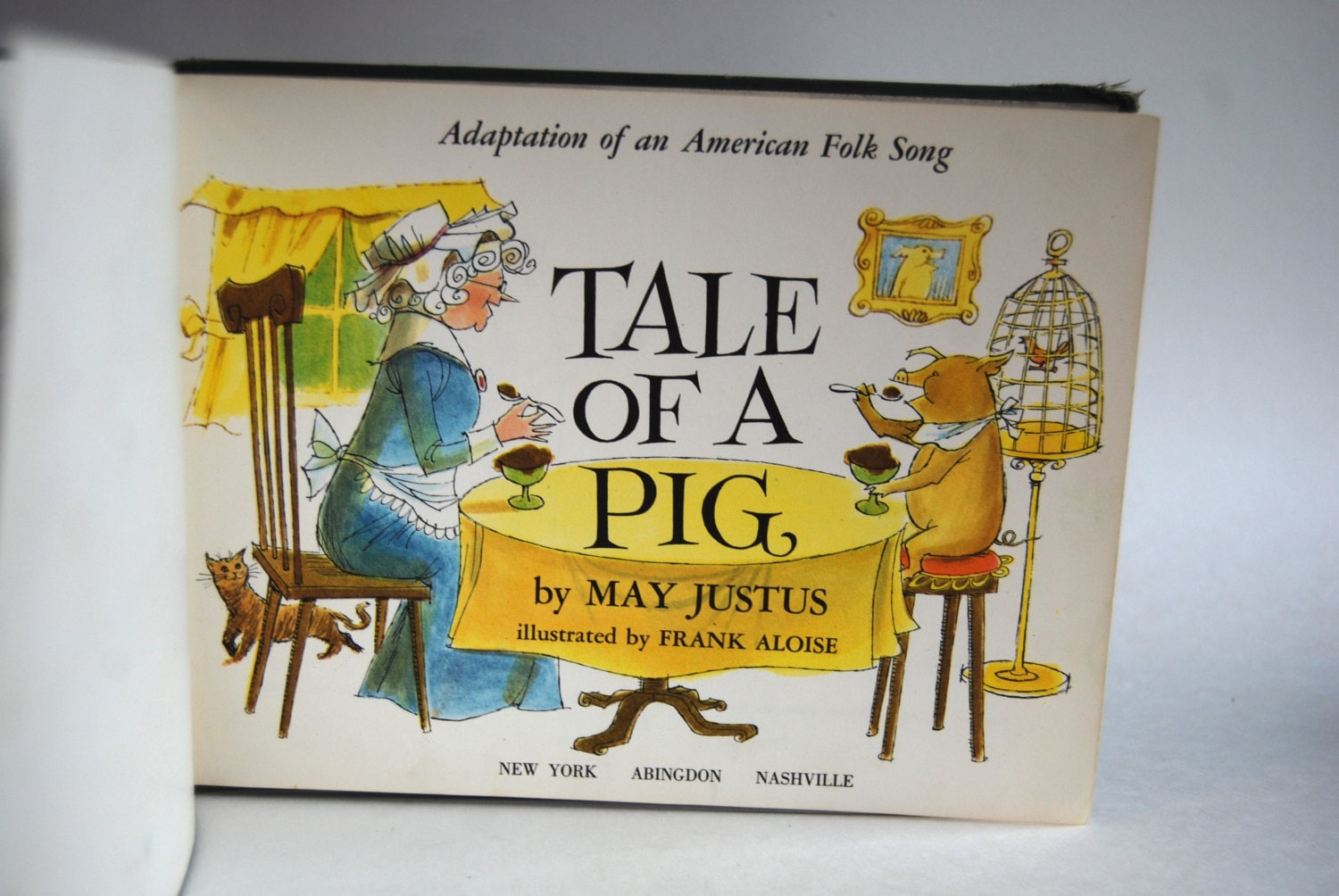 Vintage Children's Book Tale of a Pig | Etsy