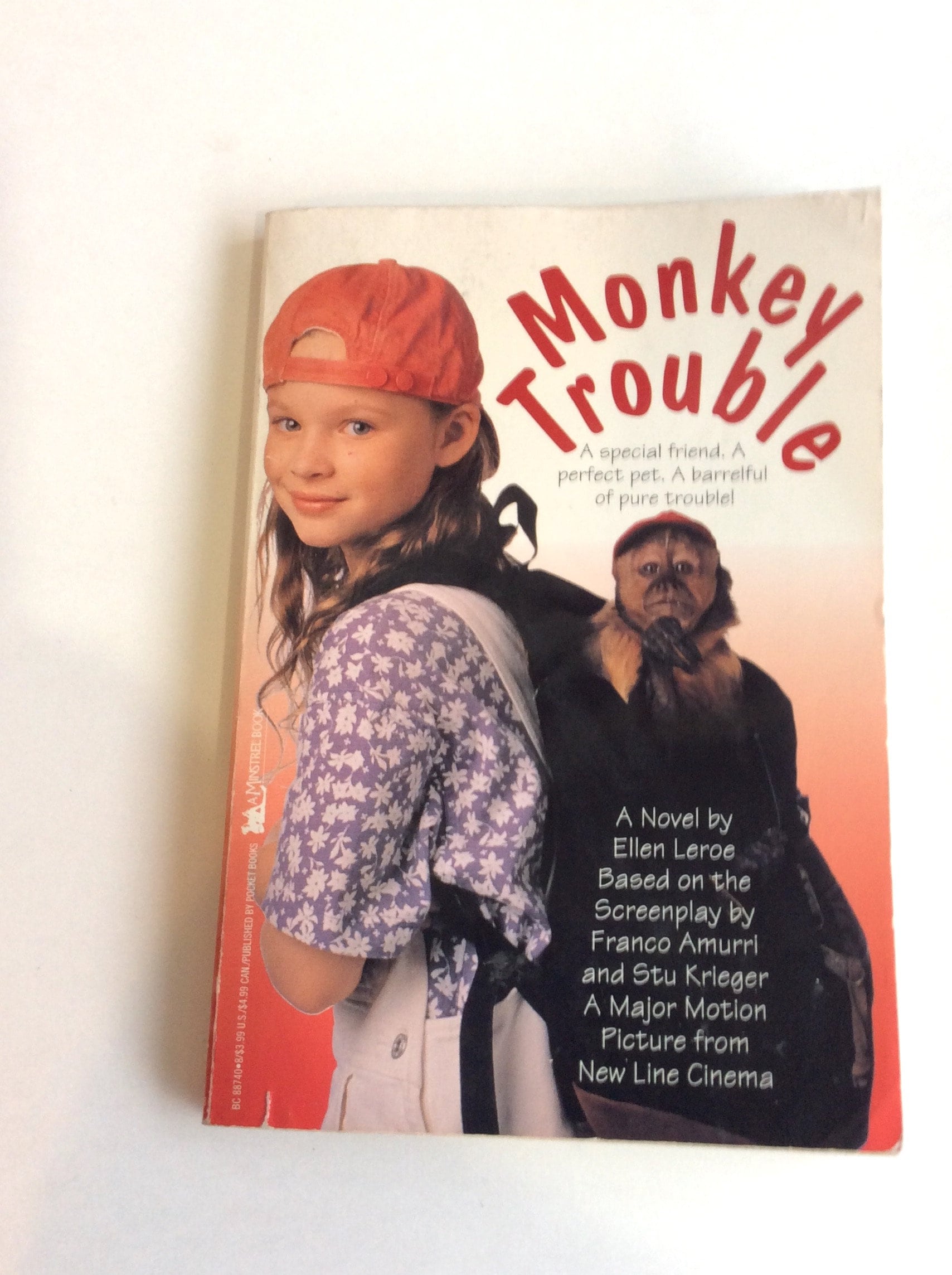 Vintage Children's Book Monkey Trouble - Etsy