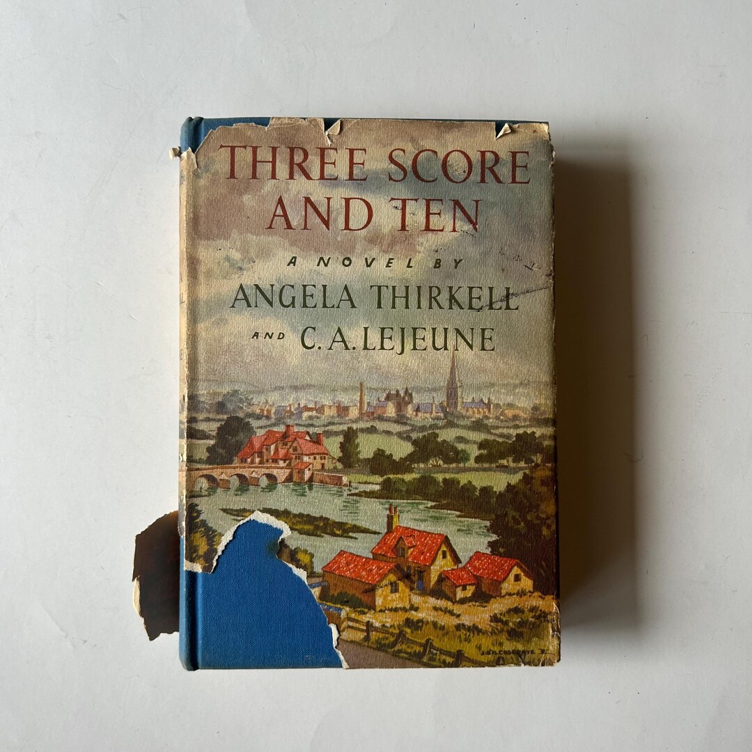 Vintage Book, Three Score and Ten - Etsy
