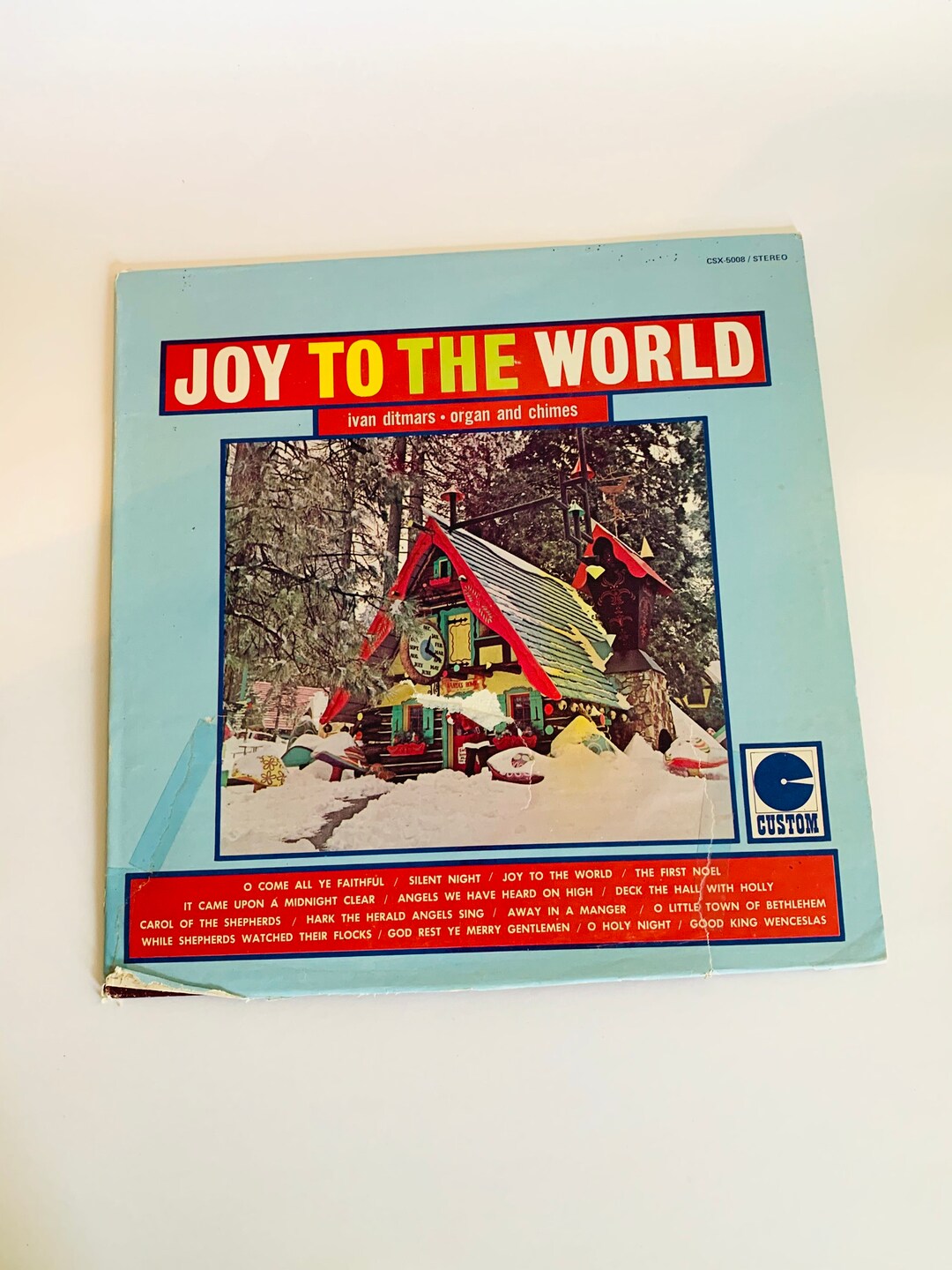 Vintage Record, Joy to the World, Ivan Ditmars - Etsy
