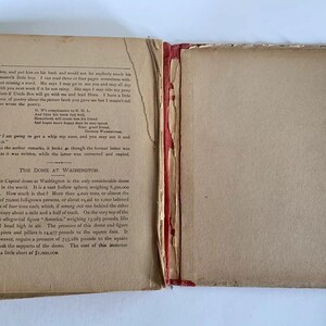 Antique Book, Boys Book of Adventures, President Teddy Roosevelt Cover ...