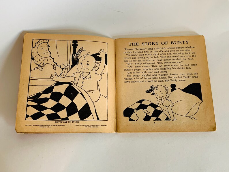 Vintage Children's Book, Bunty, Magic-action Book - Etsy
