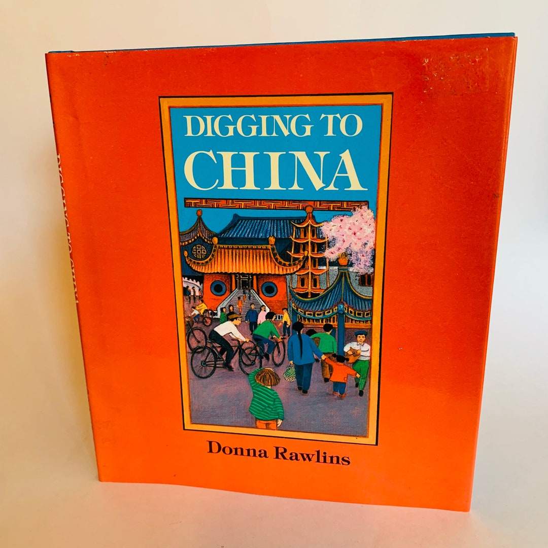 Vintage Children's Book, Digging to China - Etsy
