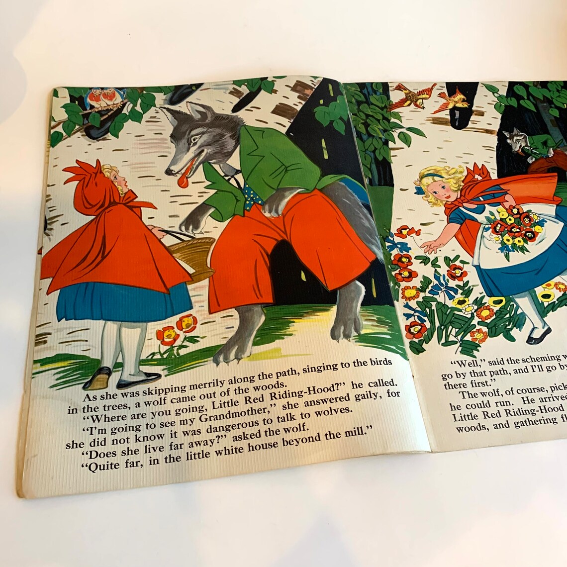 Vintage Children's Book, Little Red Riding-hood - Etsy