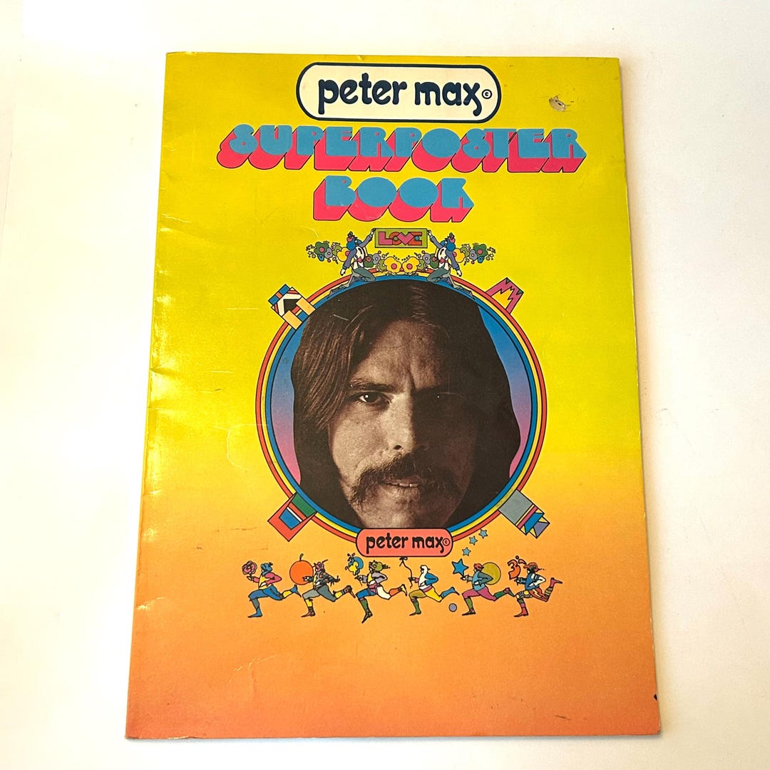Vintage Peter Max, Super Poster Book - Etsy