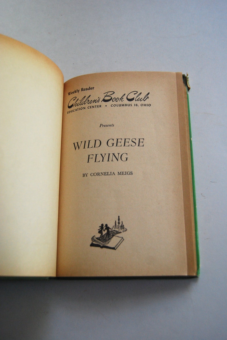 Vintage Children's Book Wild Geese Flying | Etsy