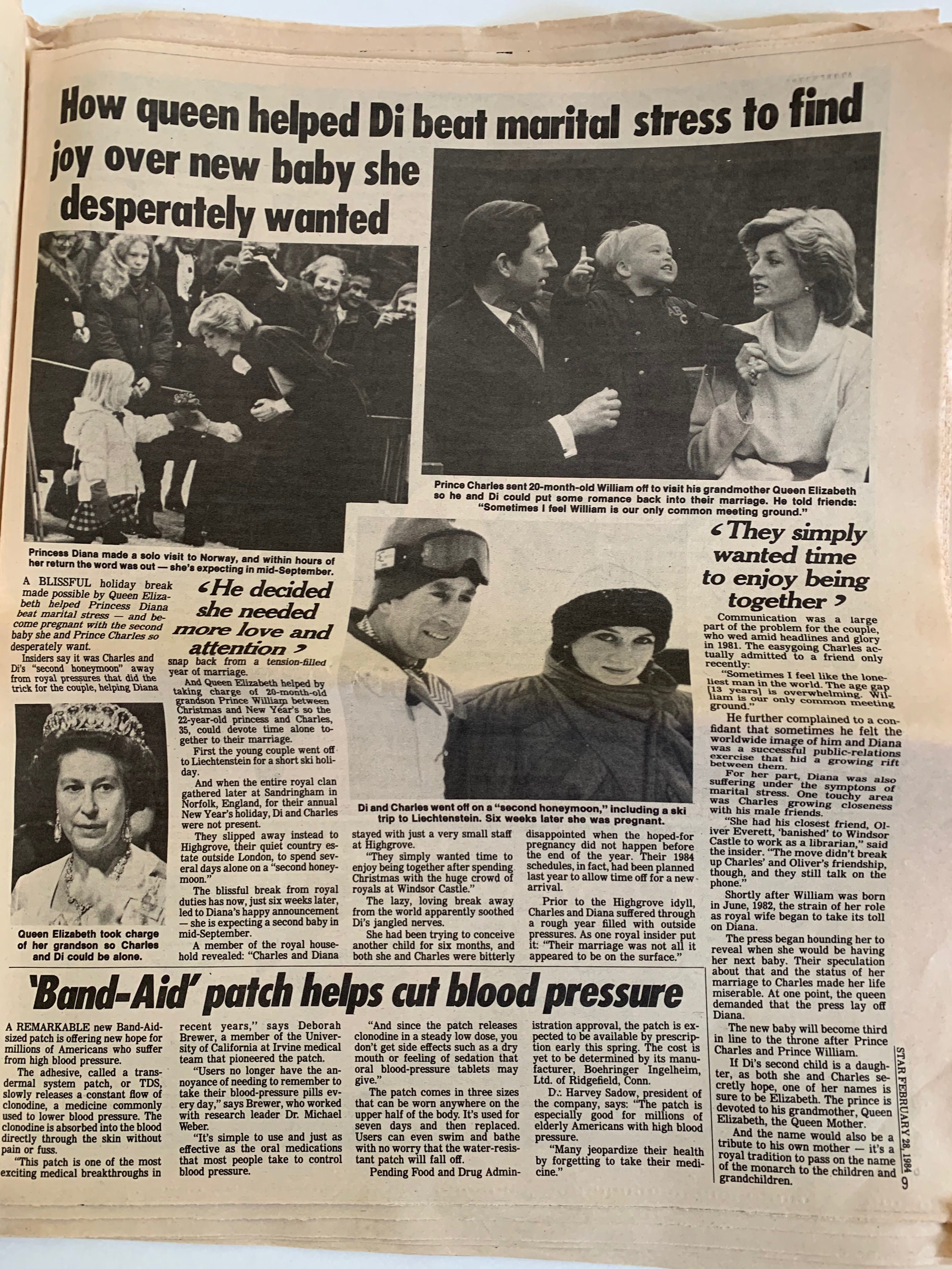 Vintage Star Newspaper February 28 1984 | Etsy