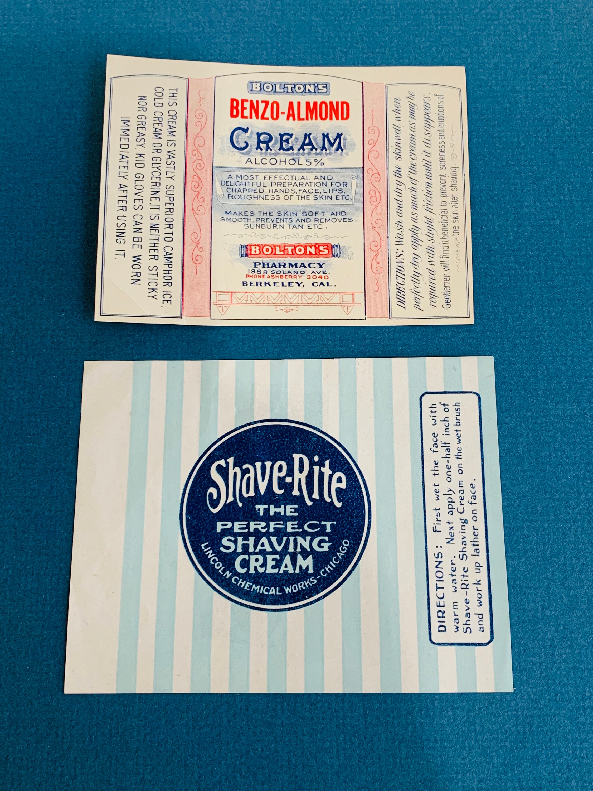 Vintage Shaving Labels | Etsy