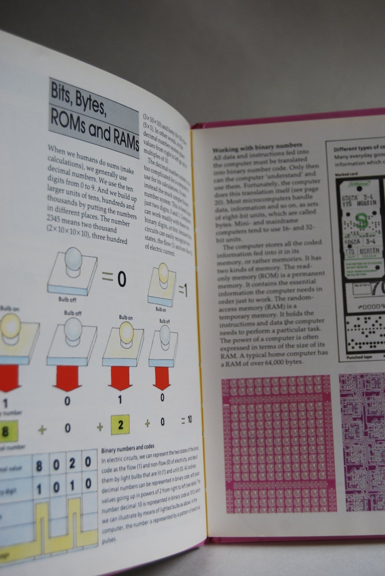 Vintage Children's Book, Dataworld Microchip Magic - Etsy