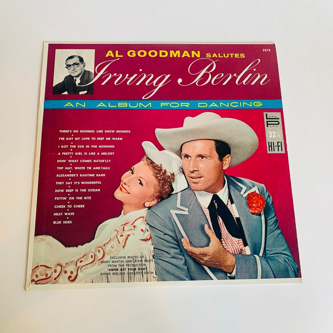 Vintage Vinyl Record, Al Goodman Salutes Irving Berlin, an Album for ...