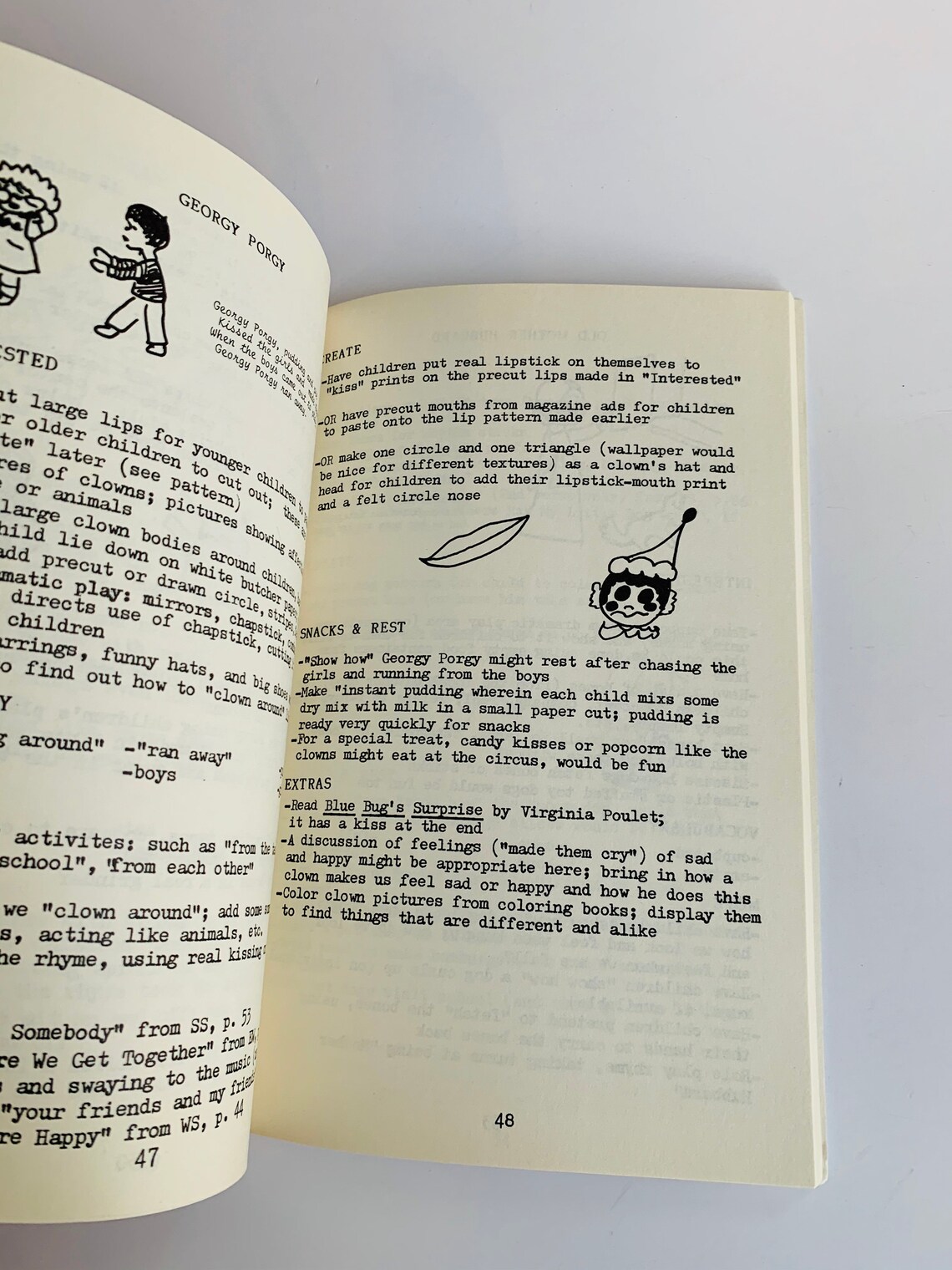 Vintage Children's Book Just in Time With Nursery Rhymes | Etsy