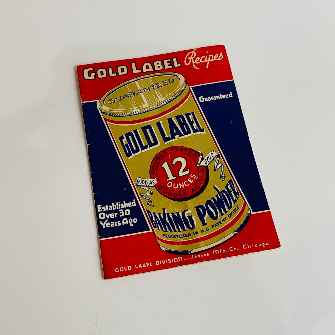Vintage Booklet, Gold Label Baking Powder Recipes - Etsy