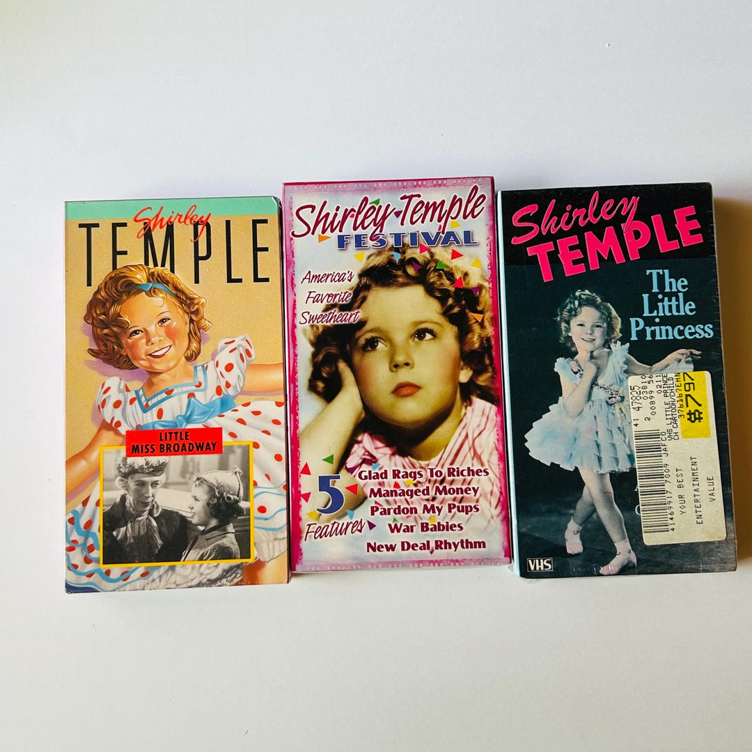 Vintage VHS Shirley Temple Collection, Sealed, New in Package - Etsy