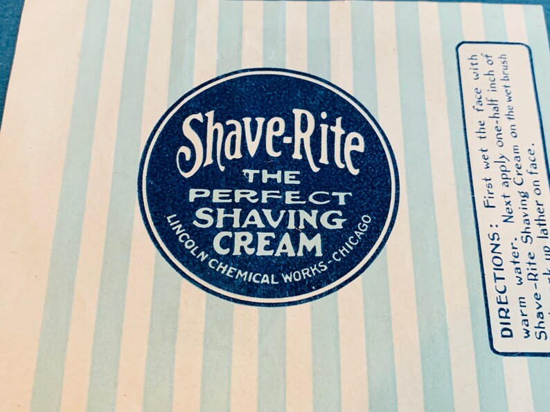 Vintage Shaving Labels | Etsy