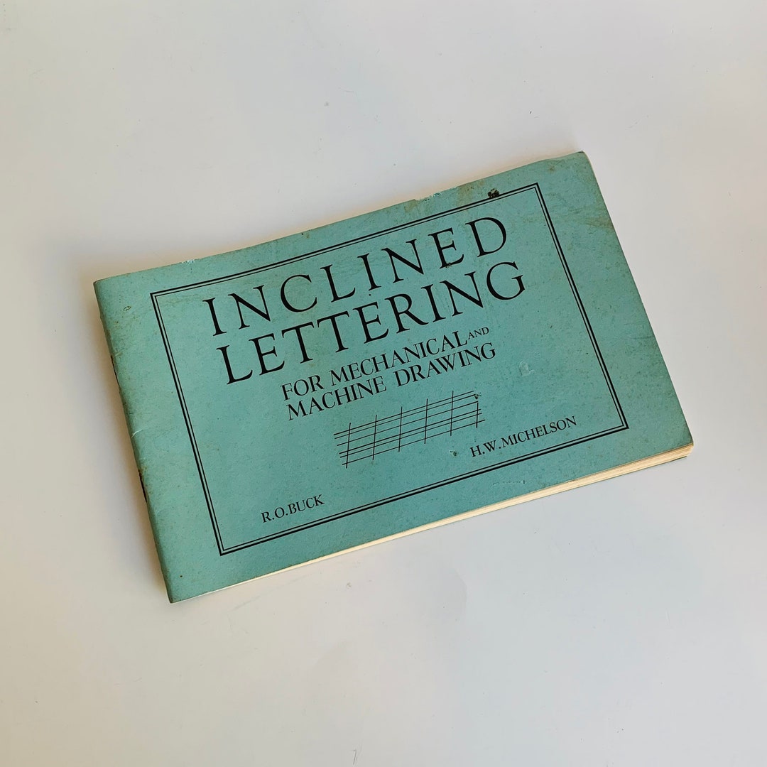 Vintage Booklet, Inclined Lettering R. O Buck, - Etsy