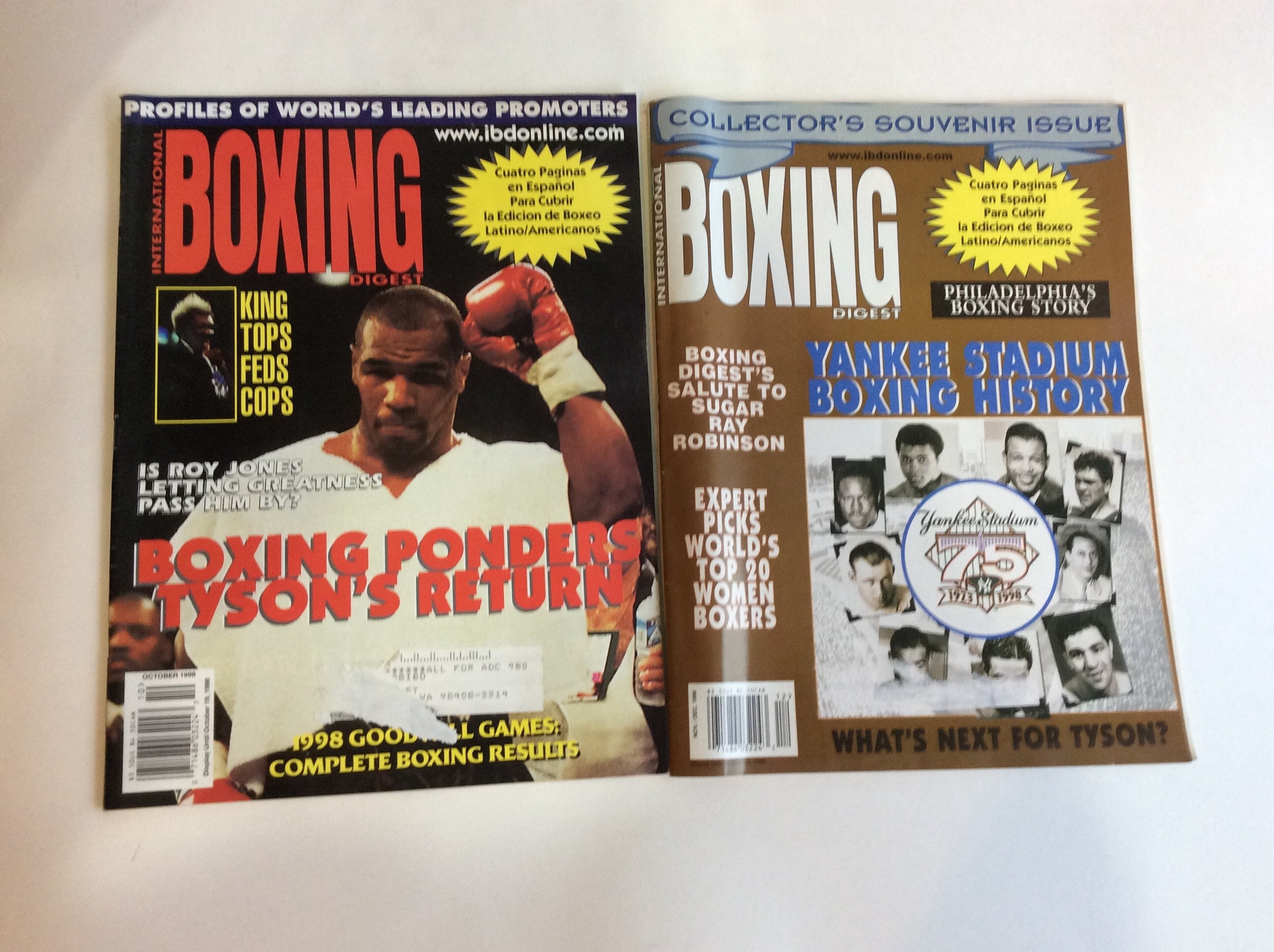 Vintage Collection of International Boxing Digest Magazines, 1998 - Etsy