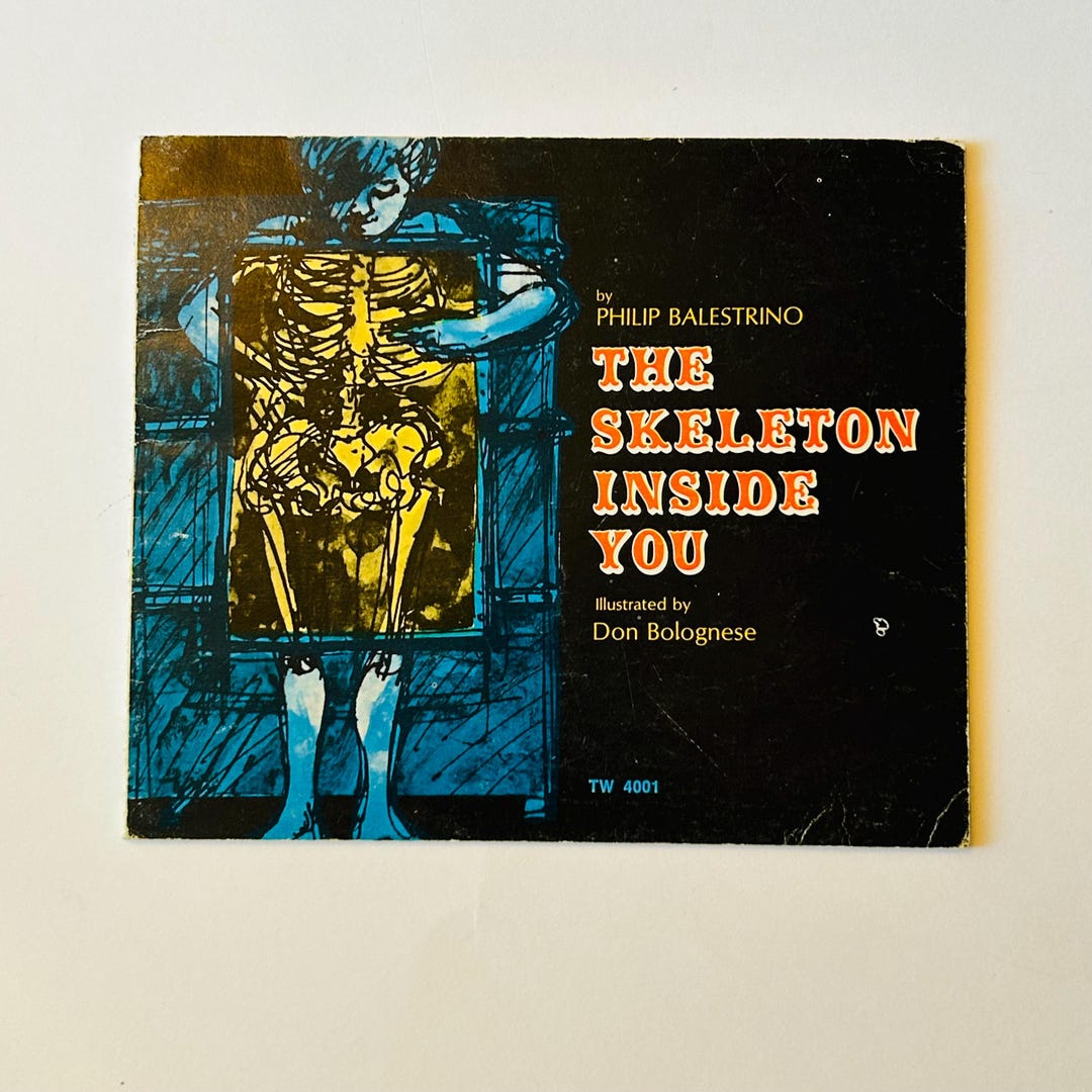 Vintage Children's Book, the Skeleton Inside You - Etsy