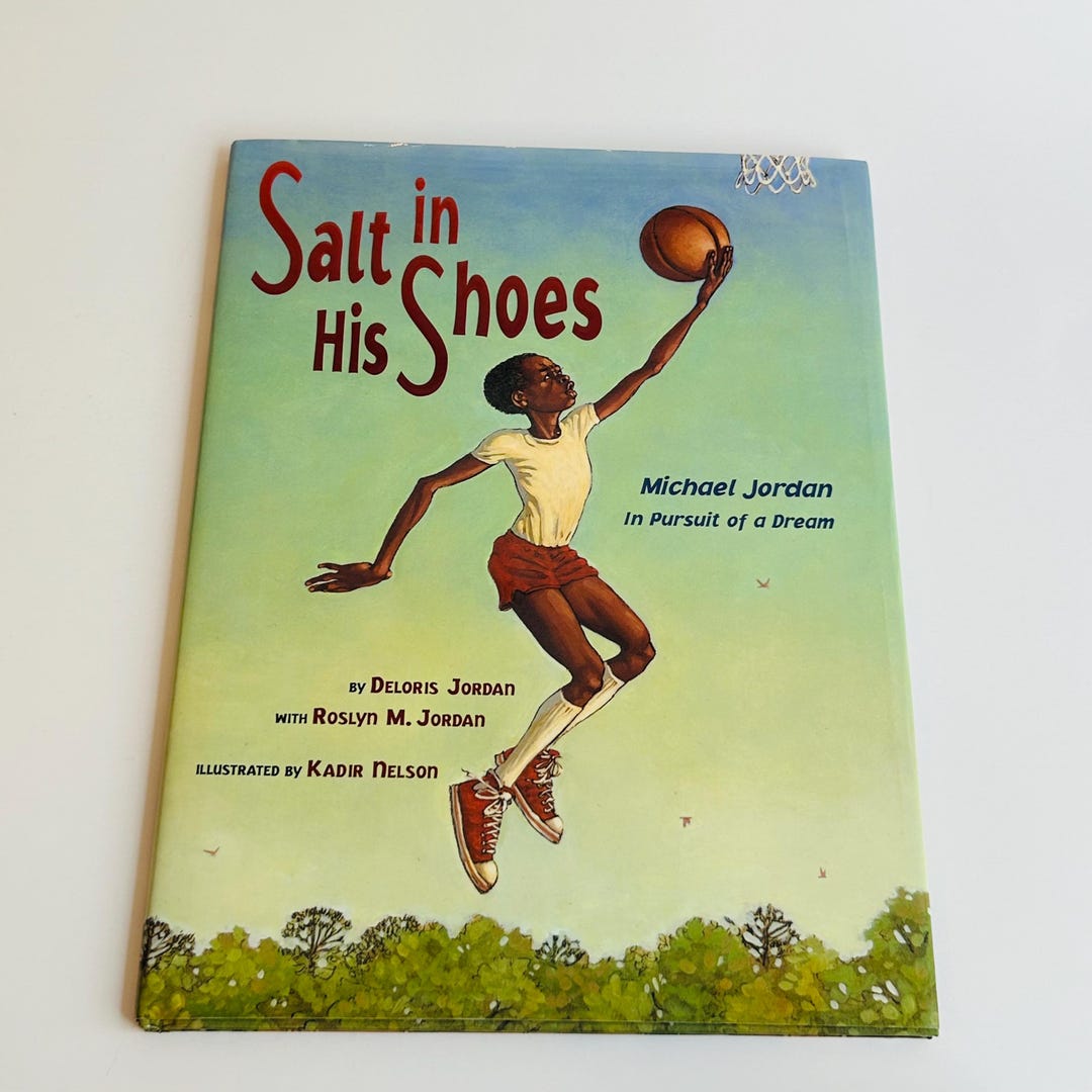 Vintage Book, Salt in His Shoes, Michael Jordan in Pursuit of a Dream ...