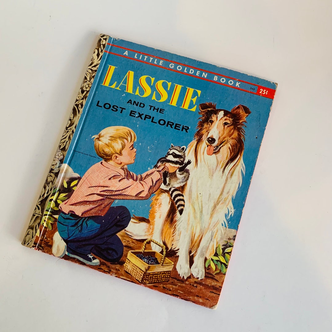 Vintage Children's Book, Lassie and the Lost Explorer, Little Golden ...