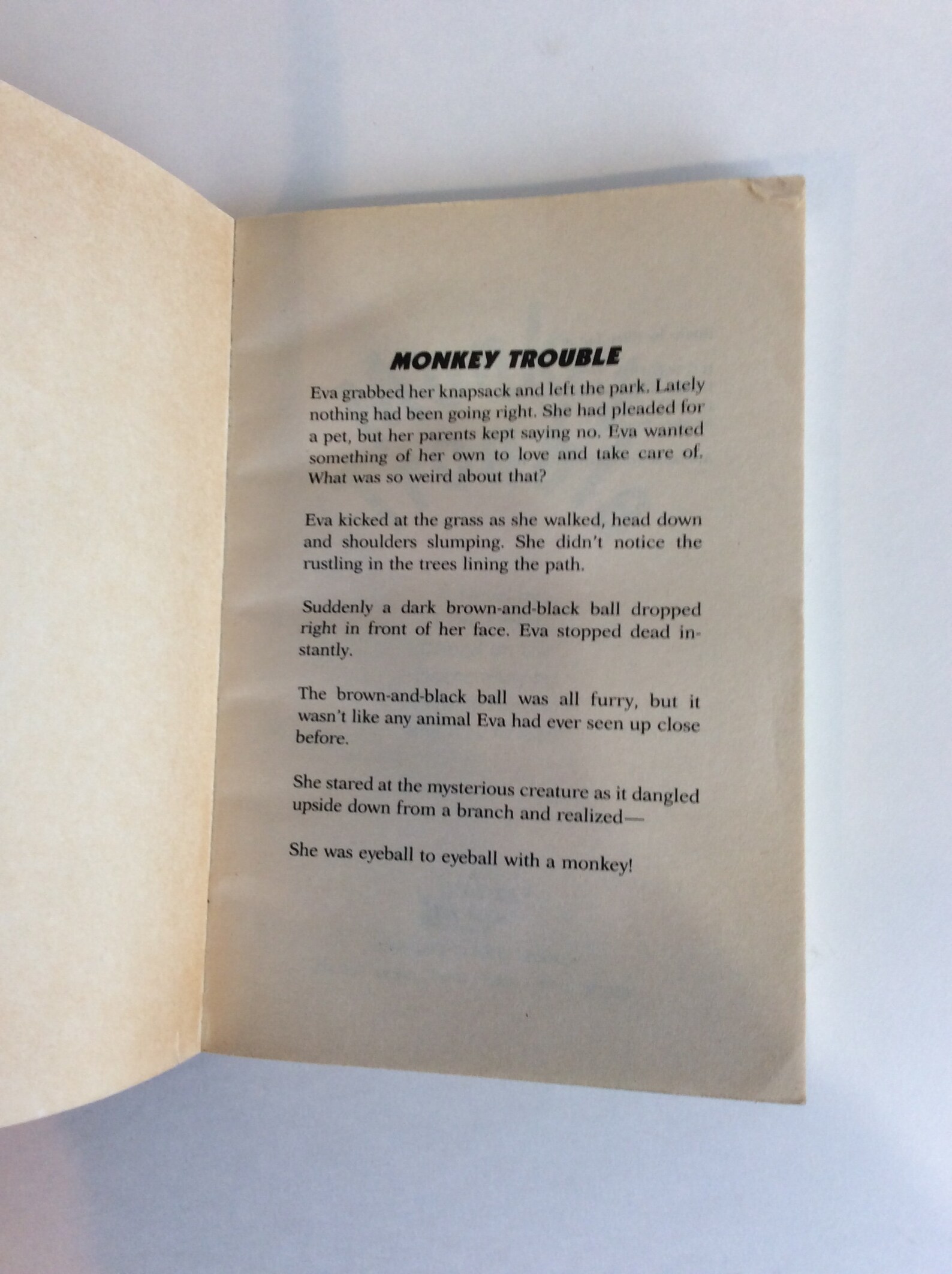 Vintage Children's Book Monkey Trouble - Etsy
