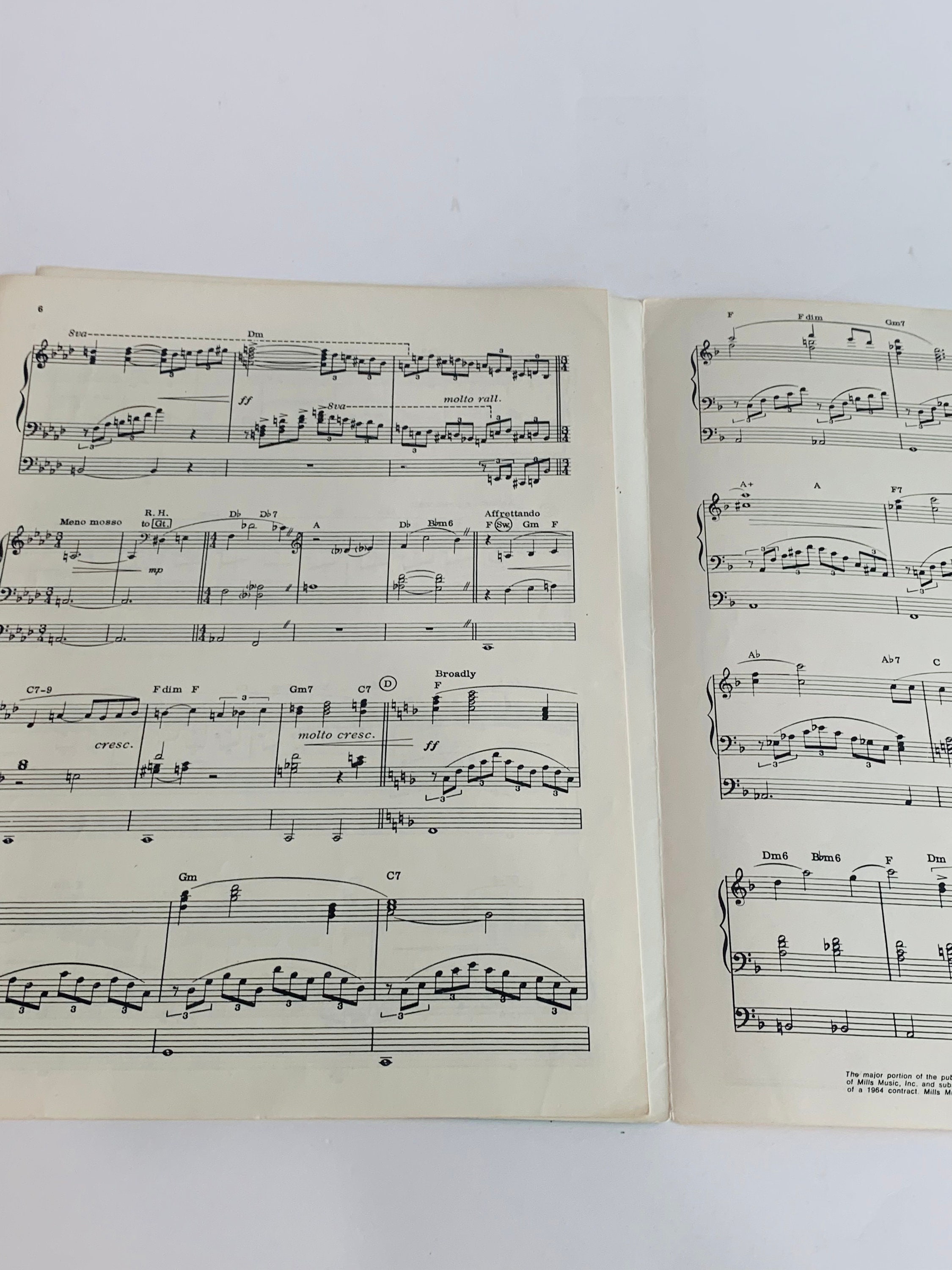 Vintage Sheet Music The Apartment Organ Solo | Etsy