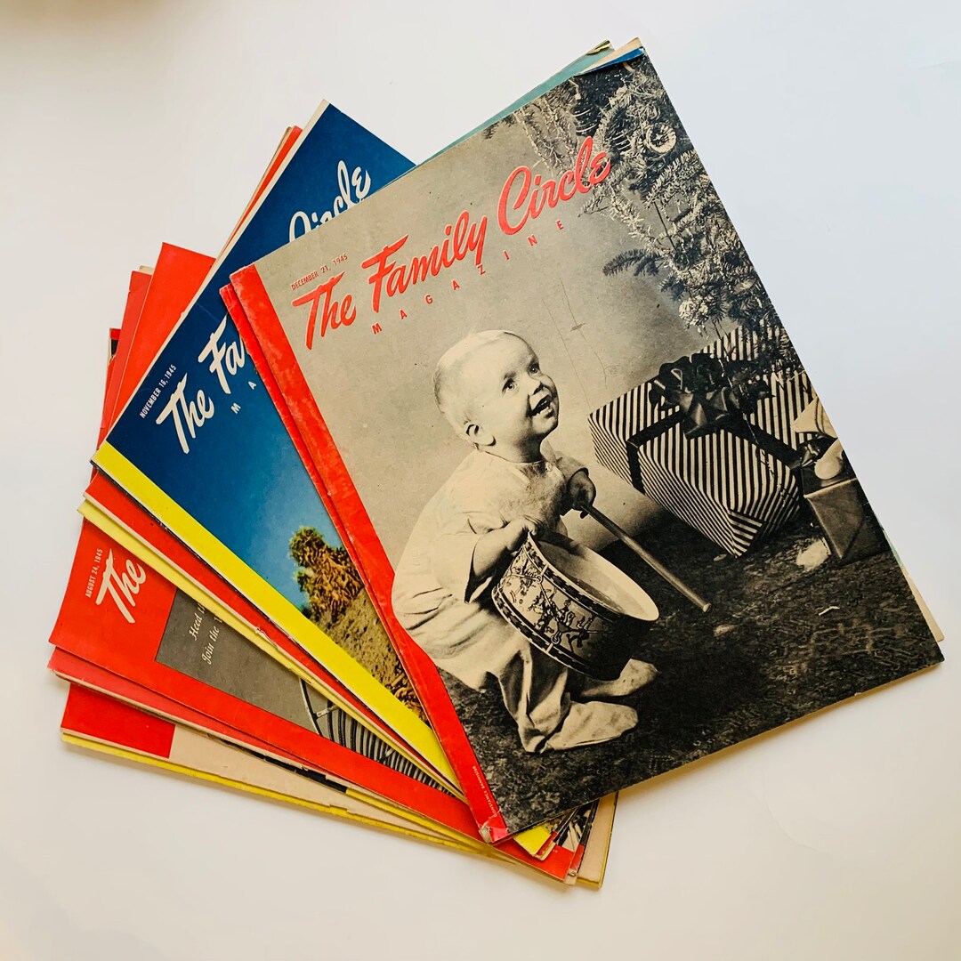 Vintage Collection of the Family Circle Magazines 1944-45 - Etsy