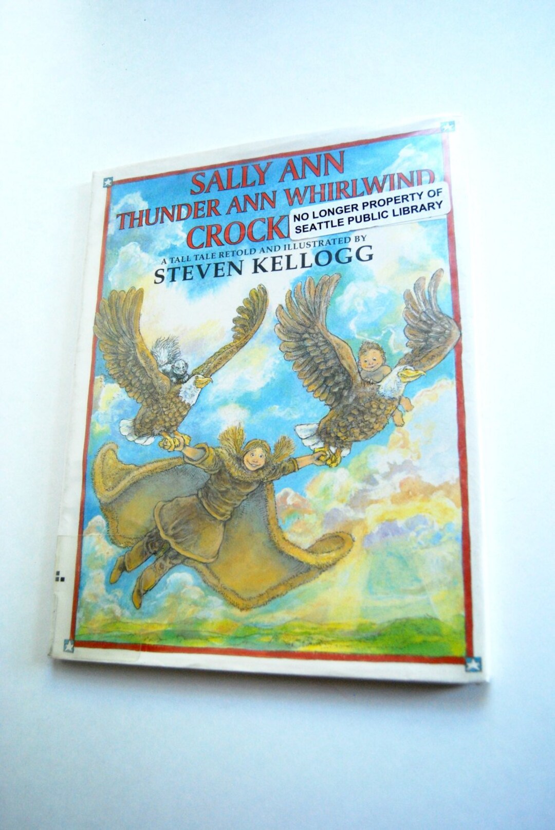 Vintage Children's Book, Sally Ann Thunder Ann Whirlwind Crockett - Etsy