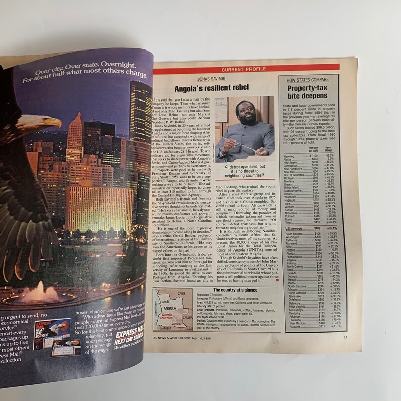 Vintage U.S. News Magazine, Challengers, 1986 - Etsy