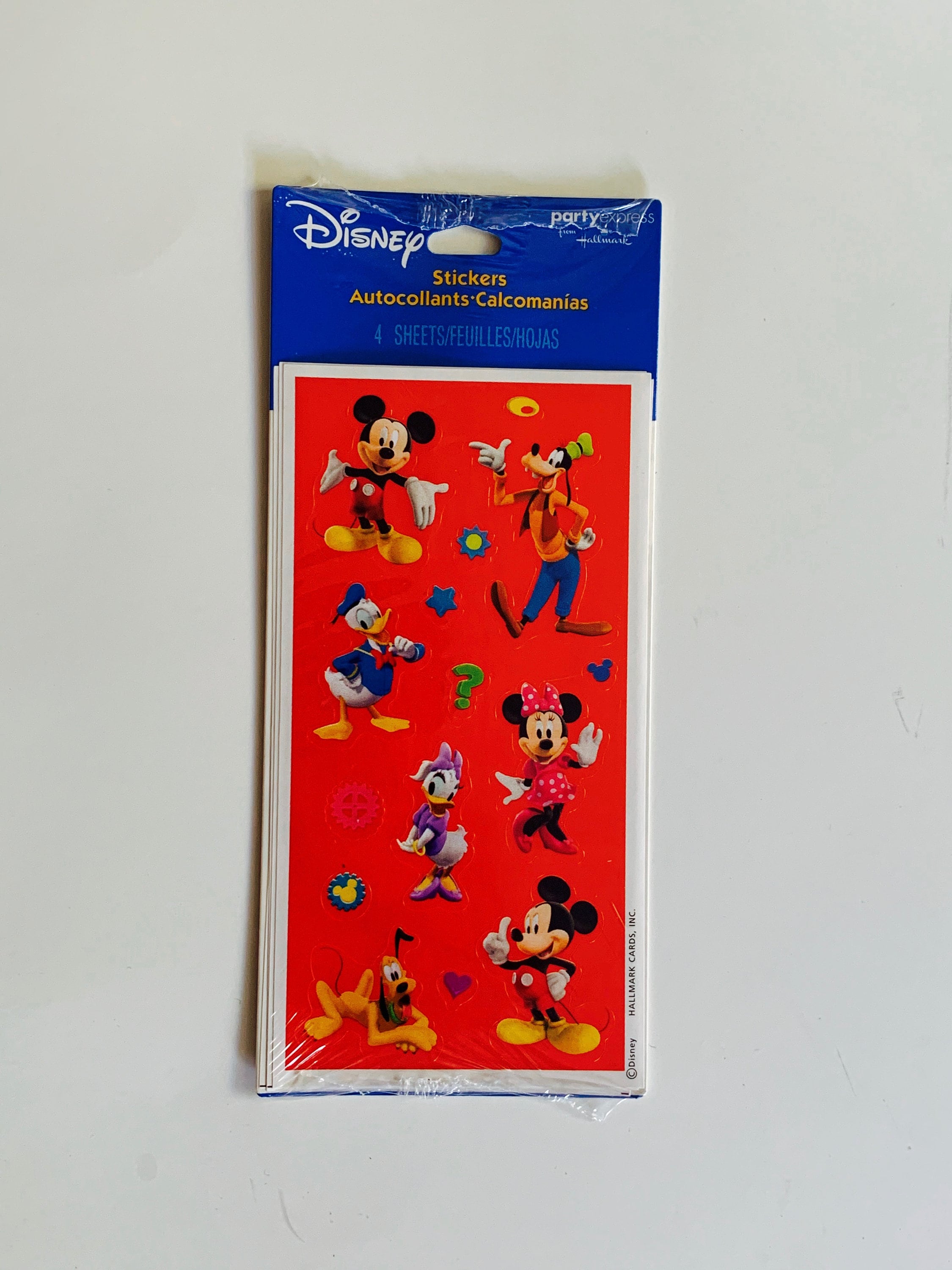 Vintage Mickey Mouse, Walt Disney, Hallmark, Stickers, New in Package ...