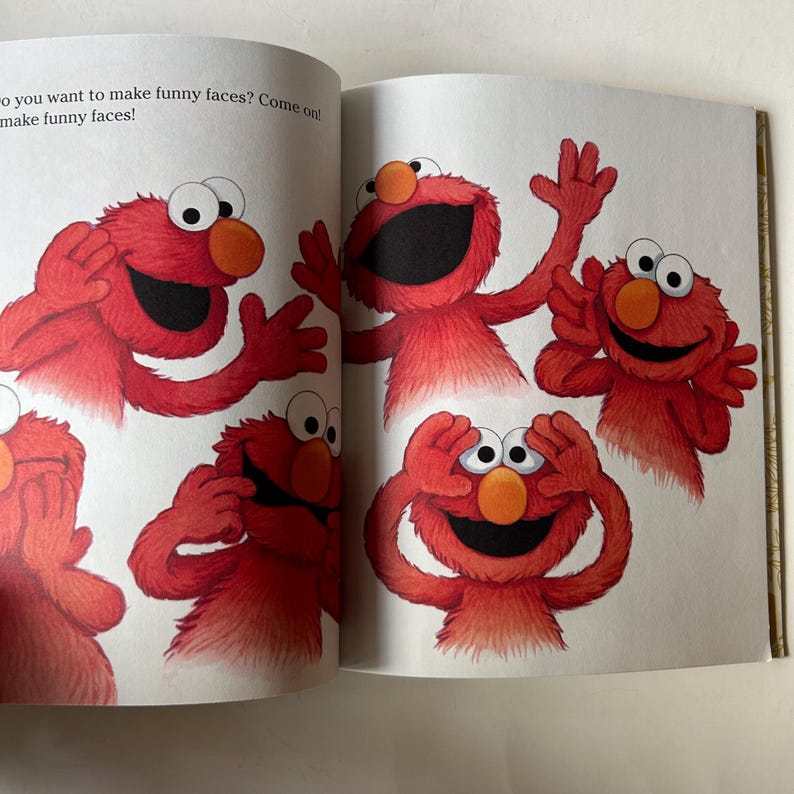Vintage Children's Book, Tickle Me, My Name is Elmo - Etsy