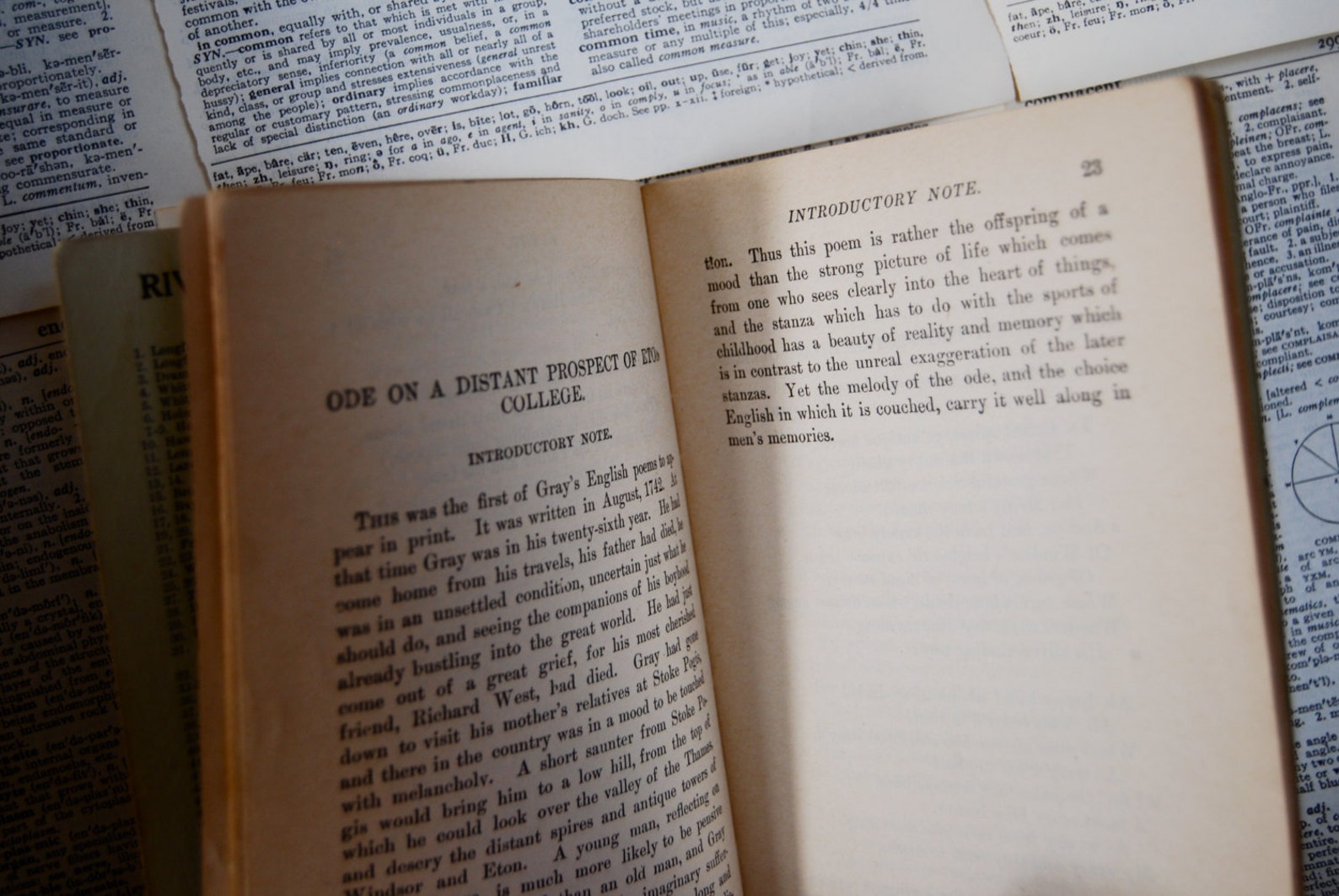 Vintage Book Elegy by Thomas Gray - Etsy