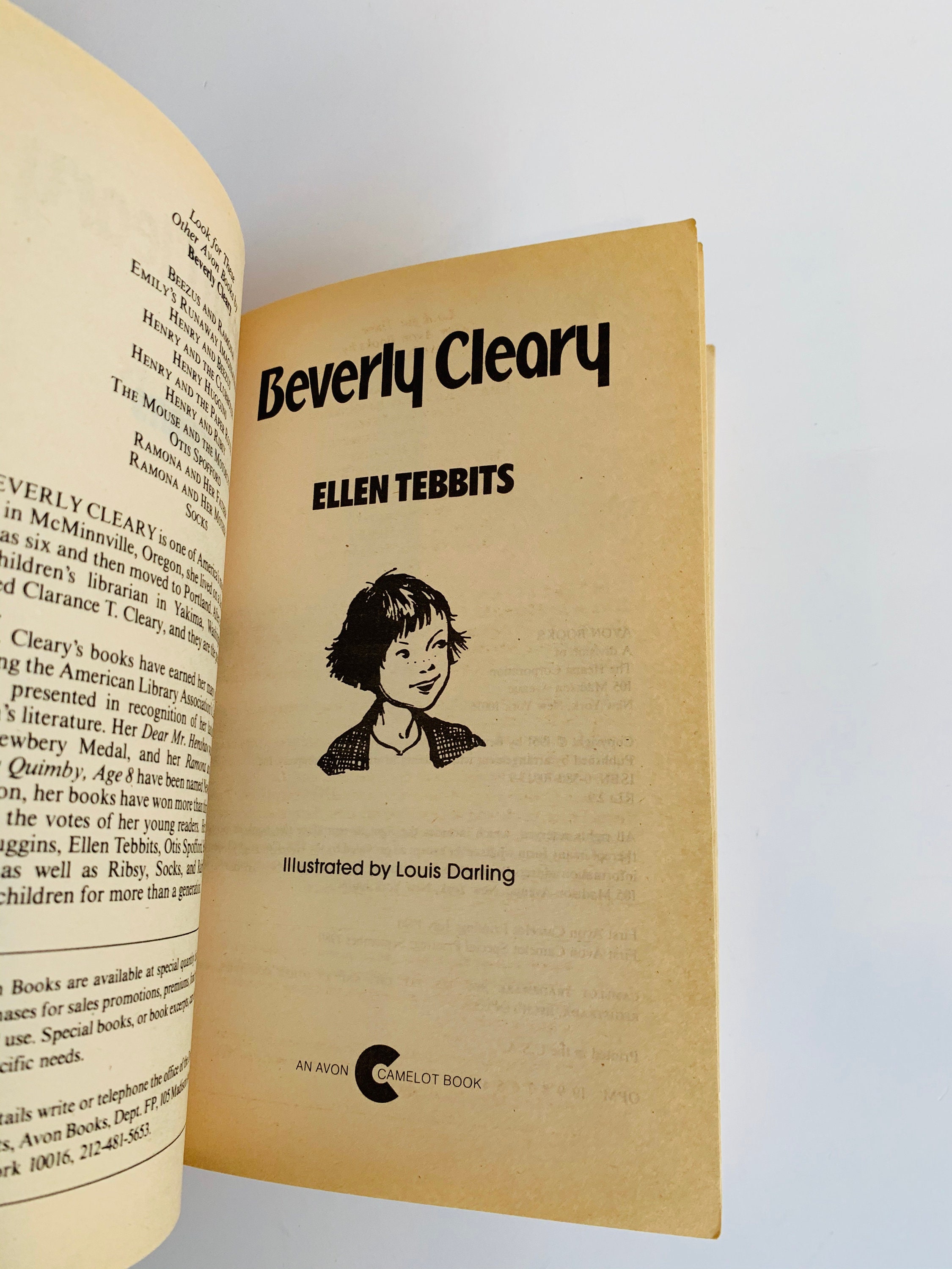Vintage Children's Book Ellen Tebbits | Etsy